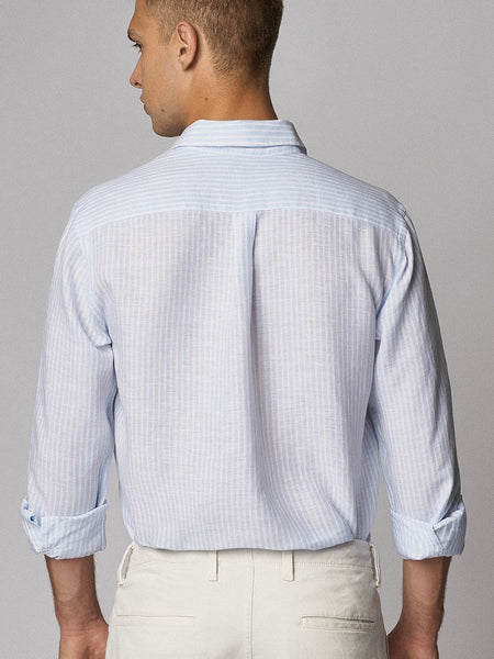 Linen Shirt Stripes in 4 colours by Carpasus | Ecolabo Shop